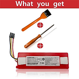 Anepoch 14.4V 6800mAh Replacement Vacuum Cleaner Battery for Xiaomi Vacuum Robotics Roborock S5 S6 S7 S50 S51 S52 S55 T4 T6 T7 T60 T61 T65 E4 E20 E25 E35 C10 CT10 Li-ion Robot Cleaners