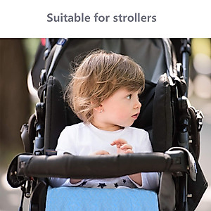 Baby Blanket Flannel, Cozy Throw Blankets for Newborn Infant and Toddler, Super Soft and Warm Receiving Baby Blanket for Crib Stroller (Blue 30 * 40")