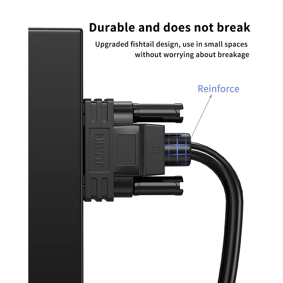 JUXINICE DB9 Extension Cable 9 PIN Female Connector to Bare Wire D-SUB 9-Pin RS232 Serial Cable with Bare Wire End Cable (DB9 Female, 3FT)