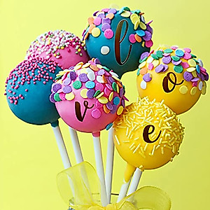 OIIKI 83 Pcs Alphabet Number Cake Stamp, Fun Upper Lower Case Stamp Set, Special Characters Numbers Mold, Alphabet Number Characters Shape DIY Stamp for DIY Sugar Cake Cookies Chocolate Decoration