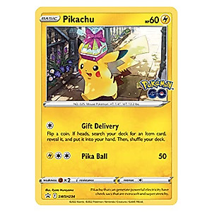 Pokémon TCG: GO Tin - Pikachu (2 Foil Cards & 4 Booster Packs)