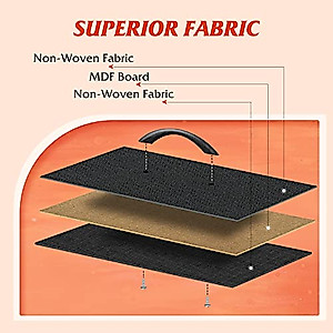 WLIVE 2-Drawer Nightstand and 5-Drawer Dresser Set, Fabric Storage Tower for Bedroom, Hallway, Nursery, Closets, Tall Chest Organizer Unit with Textured Print Fabric Bins, Steel Frame, Charcoal Black