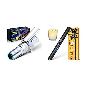 CAREVER Stocking Stuffers Birthday Gifts for Men Women - Grease Gun Coupler Zerk Fittings and Electric Lighter for Candle USB Rechargeable