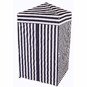 Impact Canopy 4' x 4' Portable Dressing Room, Pop Up Portable Changing Room, Navy Blue / White