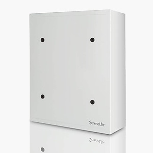 SereneLife Modern Wall Mount Lockable Mailbox-Outdoor Galvanized Metal Key Large Capacity-Commercial Rural Home Decorative &Office Business Parcel Box Packages SLMAB04,White,10.2’’ x 12.2’’ x 3.6’’