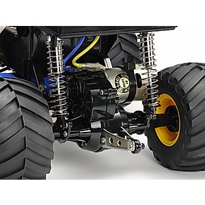 Tamiya TAM58547 The Midnight Pumpkin, Black Edition 1/12 Monster Truck Kit, Brown