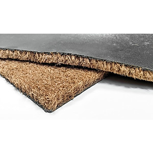 Personalized Family Name Coir Coconut Husk Doormat Door Mat 18x30 or 24x36 (18"x 30")