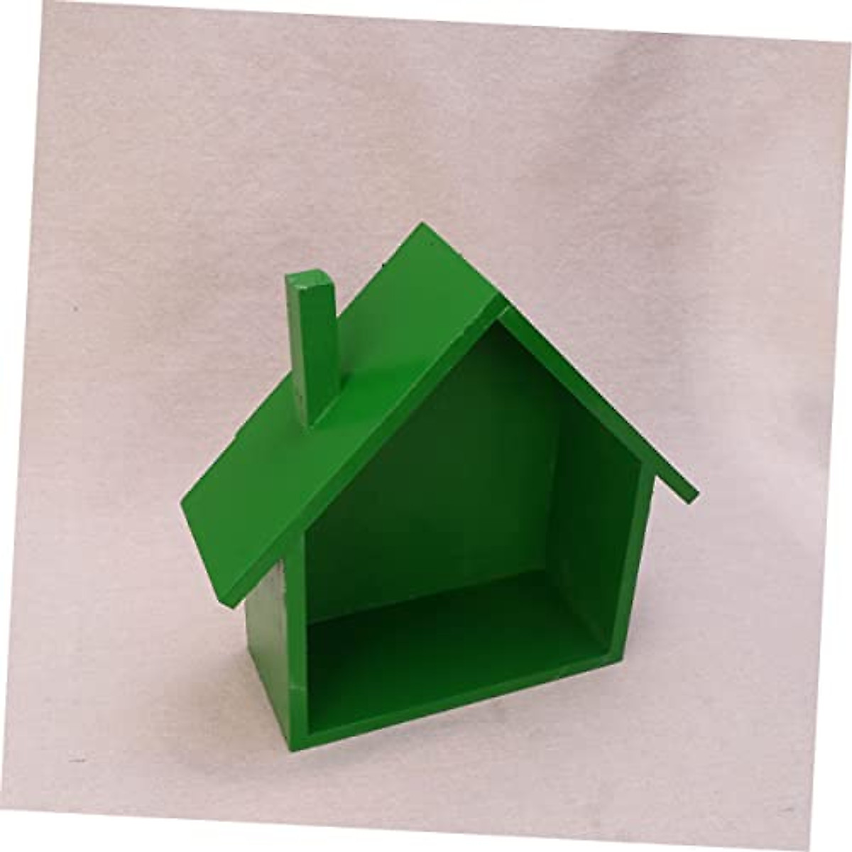 Amosfun Wall Mounted Storage Shelf Wall Shelf Tiny House Storage Shelves Display Shelf Valuable Floating Shelf Wall-Mounted Storage Shelf Home Decorations Wooden Storage Rack Green