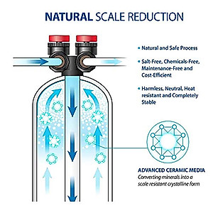 Premier Whole House Salt-Free Water Softener/Conditioner 20 GPM and Backwash Carbon Filtration System w/KDF55