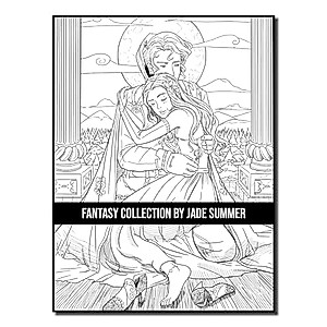 Fantasy Collection: An Adult Coloring Book with 100+ Incredible Coloring Pages of Mermaids, Fairies, Vampires, Dragons, and More!