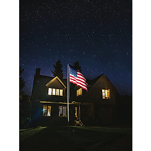 GKOLED 30Watt Bullet LED Spotlight, Narrow Beam Angle COB LED Round Spotlight, 5000K Daylight White, 3350 Lumens, 120-277V, Outdoor Flag Pole Spotlight Fixture, UL Listed