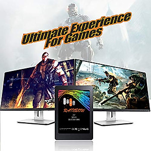 AEGO Internal SSD 240GB Hard Drive SATAIII Solid State Drive for PS4 Tablets PCs (240GB SSD)