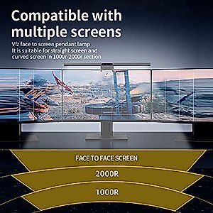 XINBAOHONG Screenbar E-Reading LED Computer Monitor Light Task Lamp, Gaming Lights, USB Powered Office Lamp with Backlight, Adjustable Brightness/Color Temperature Reading Light