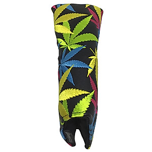 ReadyGOLF Weed All-Over Embroidered Putter Cover - Blade