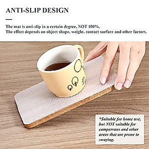 Hersvin Shelf Liner, 24" x20' Non-Adhesive Drawer Liners EVA Kitchen Cupboard Cabinet Covering Undersink Mat Washable Fridge Lining Paper for Home Office (Clear/Dot)