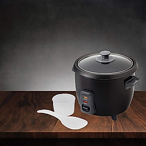 Brentwood Appliances TS-700BK 4-Cup Uncooked/8-Cup Cooked Food Steamer (Black) Rice Cookers, Normal