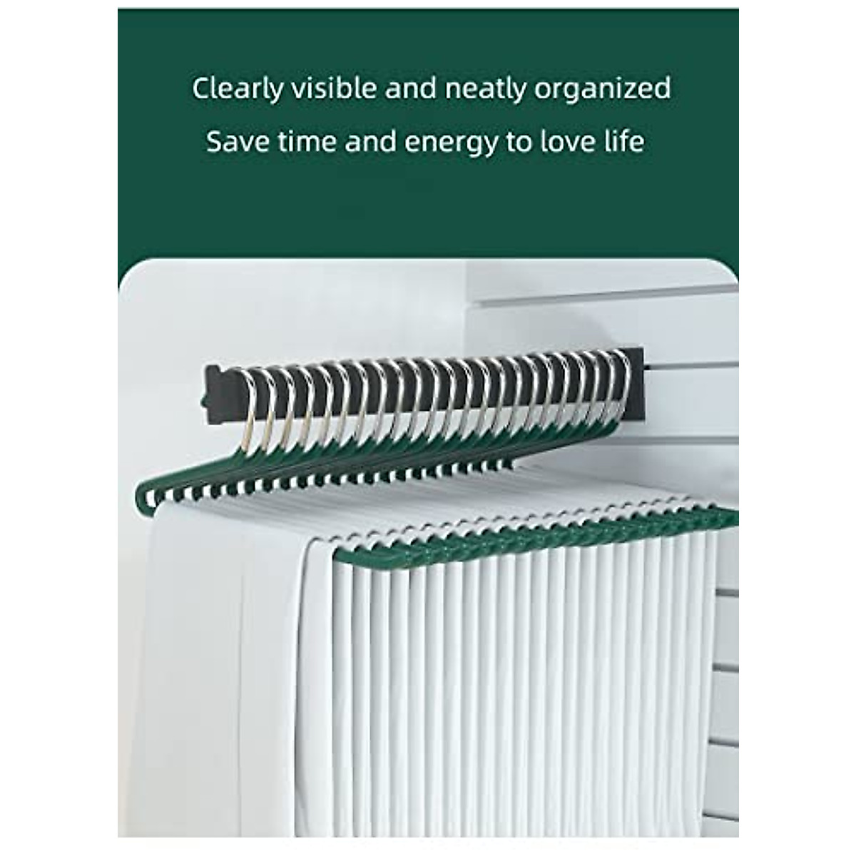 Goose Shaped Non-Slip Trouser Rack 13.8 * 4.3 inch (10 Pieces) Hanger, Thickened Stainless Steel Z-Shaped Hanger Suitable for Scarves/Ties/Accessories/Pants (Green)