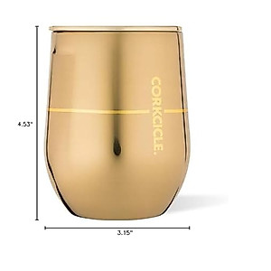 Corkcicle Star Wars 12 Ounce Stainless Steel Stemless Cup w/Lid, C-3PO