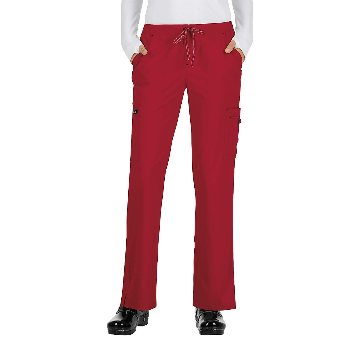 KOI Basics 731 Women's Holly Scrub Pants (Ruby, Small)
