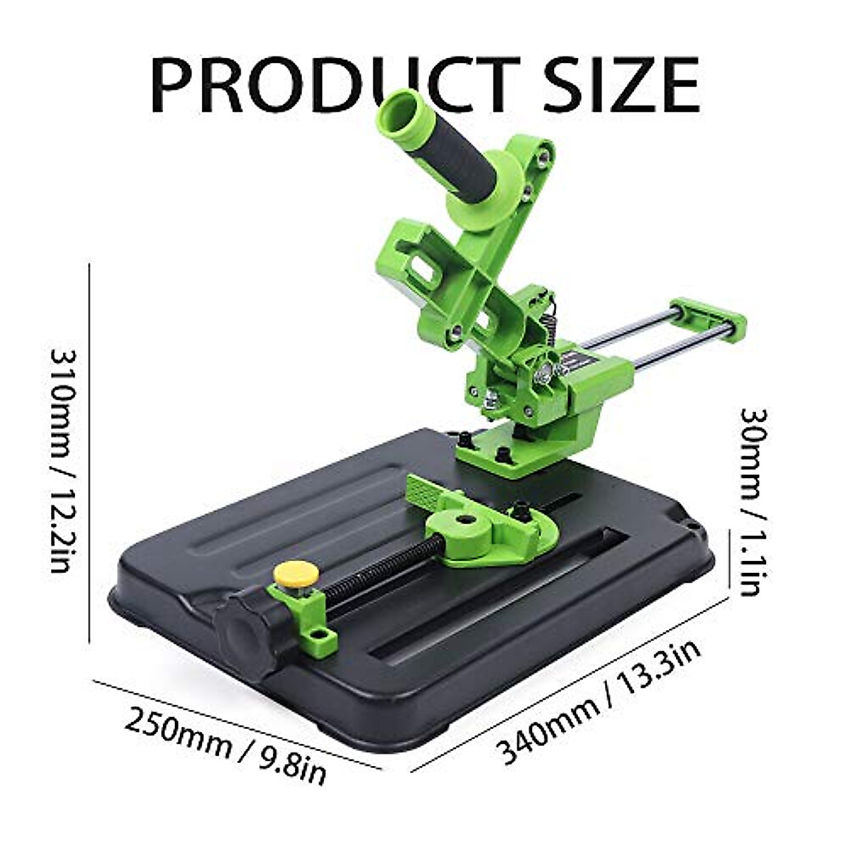 Angle Grinder Holder, GDAE10 DIY Fixed Universal Bracket Polishing Machine ConversionTable Saw Multifunctional Cutting Stand Grinding Support Power Tool Accessories for 100/125 Grinders 0-45 Degree
