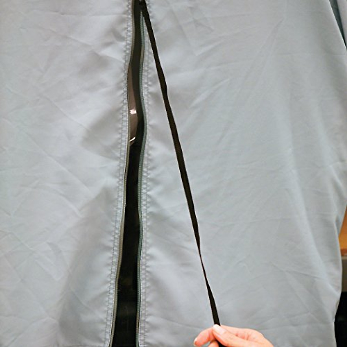 Classic Accessories Over Drive PermaPRO Teardrop Trailer Cover, Fits 8'L x 5'W Trailers, Resists Tears, R-Pod Cover, Travel Trailer Storage Cover, Compatible with R-Pod/Clamshell Trailers, Grey