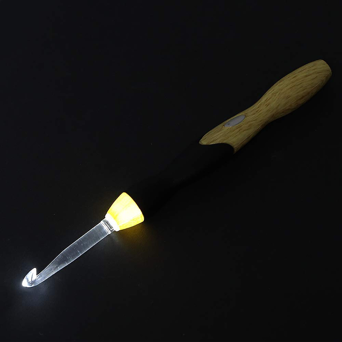 Crochet Needle Durable Crochet, Crochet Starter Kit Crochet Kit, Crochet Hook Set for Beginners Kids Adults Girls(Black)