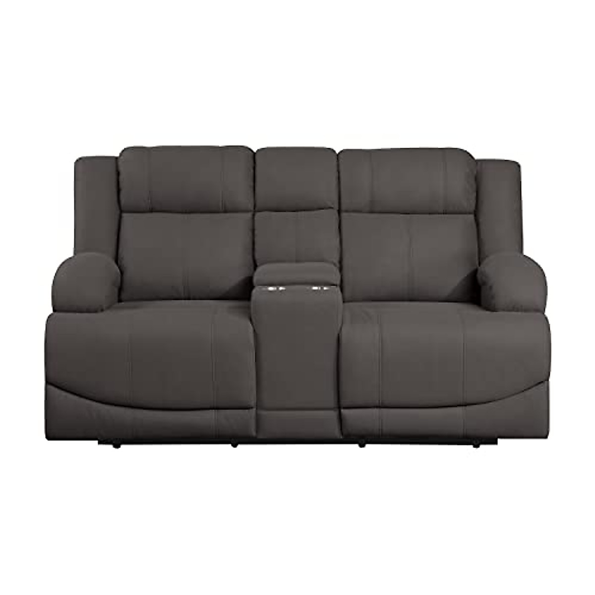 Lexicon Landwood Power Double Reclining Loveseat, Chocolate