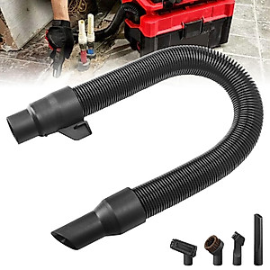 14-37-0105 18v/28v Wet/Dry Vac Hose Assembly for Milwaukee M18 Vacuum 0880-20 0970-20 w/Attachments Adapter Kit (Internal Storage)