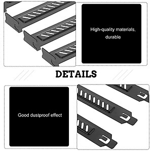 20pcs Graphics Card Bezel Pci Slot Blanking Plate Slot Cover for Computer Case Computer Chassis Block Pci Slot Cover Expansion Blank Plate Chassis Bits Block Vented Slot Cover