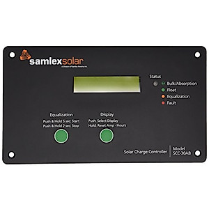 Samlex America (SCC-30AB) 30 Amp Flush-Mount Charge Controller