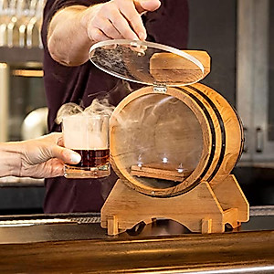 Save 10% on Aged and Charred Smoke Barrel Kit - Cocktail Smoker Kit & Wood Chips for Cocktail Smoker - Variety 4-Pack Bundle