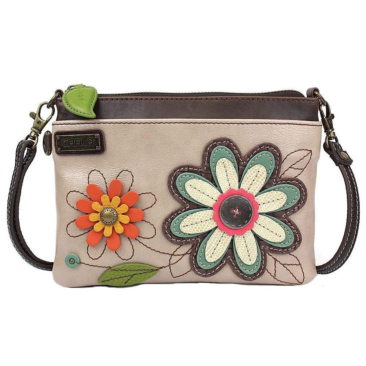 Chala Handbags Daisy Mini Crossbody Handbag - Convertible Straps