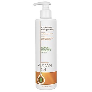 One 'n Only Argan Oil Smoothing Styling Cream, Helps Protect Hair Color, Eliminates Frizz, Hydrates, Adds Shine, Definition, and Texture for a Flexible Hold, 9.8 Ounces