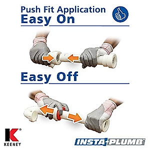 Plumb Pak 333QLK Push Fit Kitchen End Outlet Disposal Kit with P-Trap, White