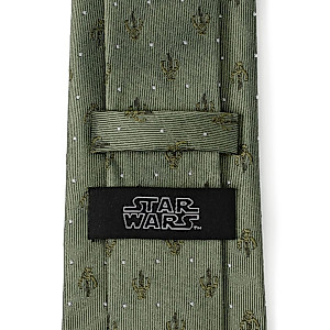 Cufflinks Inc. Mandalorian Dot Sage Green Men's Tie