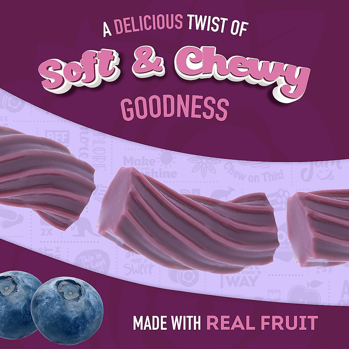 Wiley Wallaby Licorice 10 Ounce Classic Gourmet Soft & Chewy Australian Huckleberry Licorice Candy Twists, 1 Pack