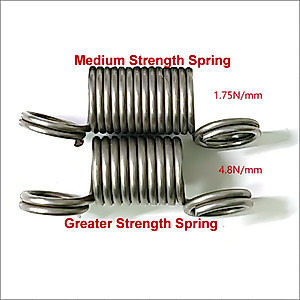 XINGBIRDS 2PCS Upgraded Spring For Thrustmaster TFRP Flight Rudder Pedals Elasticity Enhancement Modification