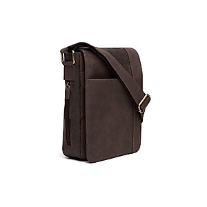 10" Inches Genuine hunter Leather Cross Body Shoulder Bag Handmade Purse