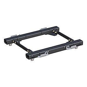 CURT 16050 Puck System 5th Wheel Rails, 30,000 lbs, Fits Select Chevrolet Silverado, GMC Sierra 2500, 3500 HD, Black