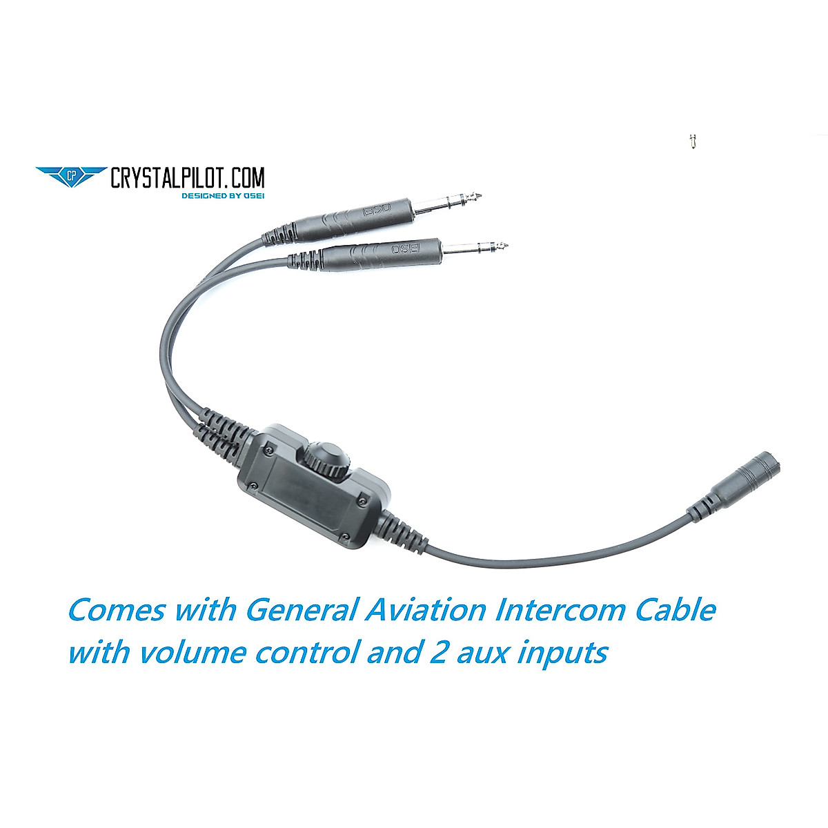 Crystal Mic Pro Lightning with TSOd Intricon Microphone. Compatible for Sony WH-1000XM3/4 ANR Headphones. Transforms Your Headphone into an ANR Aviation Headset