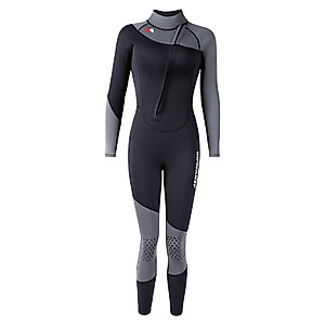 Nataly Osmann Diving Skin Men Women 3mm Shorty Wetsuit Womens, Full Body Diving Suit Front Zip Wetsuit for Diving Snorkeling Surfing Swimming