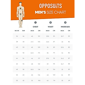 OppoSuits Men's Summer Red Devil, 42