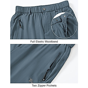 Rdruko Women's Hiking Pants Water-Resistant Quick Dry Outdoor Fishing Travel Walking Pants(Dusty Blue, US M)