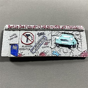 Berlin Wall Germany Refrigerator Magnet 3D Travel Souvenir Fridge Decoration Magnetic Sticker Craft Collection
