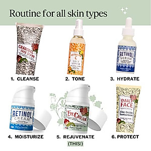 LilyAna Naturals Eye Cream - Eye Cream for Dark Circles and Puffiness, Under Eye Cream, Anti Aging Eye Bag Cream, Improve the look of Fine Lines and Wrinkles - Skin Care Products - 1.7 oz