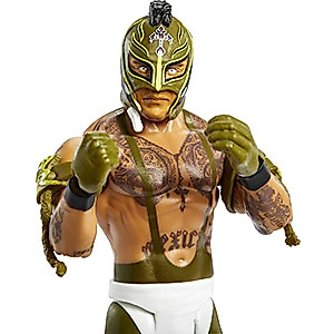 WWE Basic Rey Mysterio Action Figure, Posable 6-inch Collectible for Ages 6 Years Old & Up, Series # 127