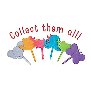 BapronBaby Garden Foodie Picks (2 Pack - Frog & Butterfly) - Toddlers + Preschoolers Utensils - BPA Free - Dishwasher Safe - Self Feeding - 18 Months+