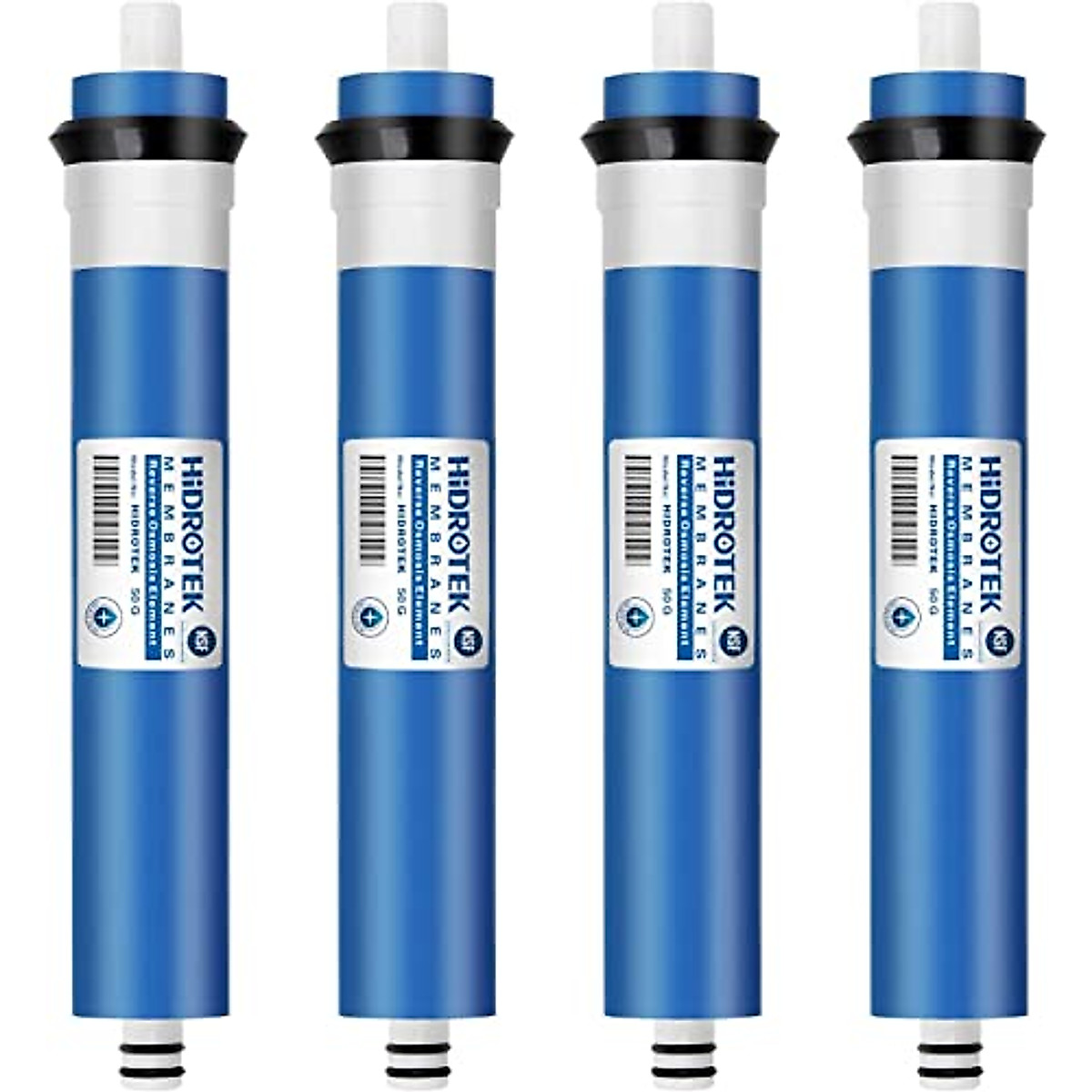 Geekpure Reverse Osmosis RO Membrane 50 GPD -NSF Certificated-Water Filter Replacement -Pack 4