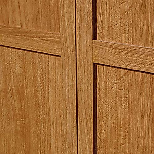 Sauder Storage Cabinet, Highland Oak Finish