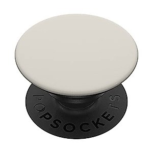 Beige Nude Light White Brown Simple Color Natural Design PopSockets Swappable PopGrip